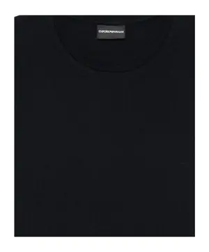 Emporio Armani Textured T-shirt - Black
