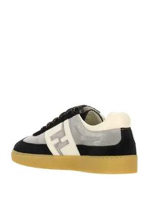 Fendi Colorblocked Lace-up Sneakers - Multicolor