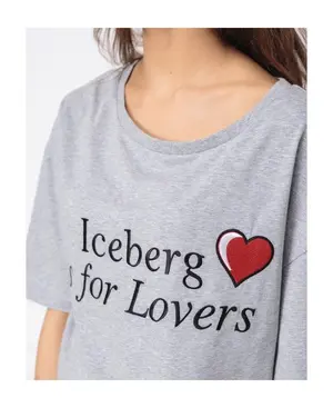 Iceberg Printed T-shirt With Logo - White