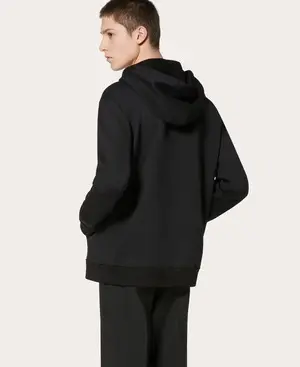 Valentino Garavani Logo Printed Hoodie