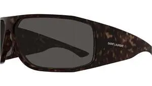 Saint Laurent Mask-frame Sunglasses - Black