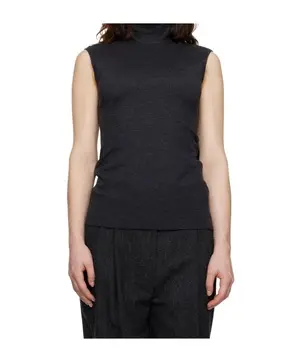 TOTEME Sleeveless Vest With Integrated Scarf