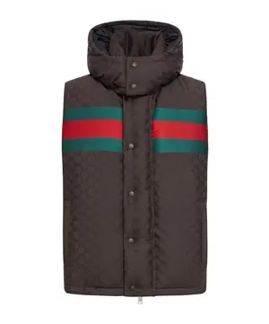 Gucci Gg Printed Padded Gilet