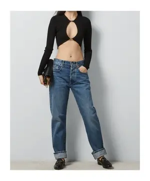 Gucci Logo Embellished Jeans