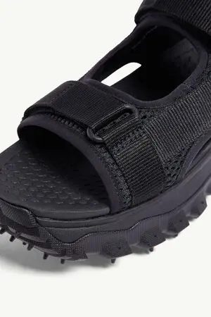 Moncler Trailgrip Vela Sandals - Black