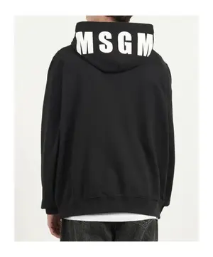 MSGM Logo Printed Hoodie