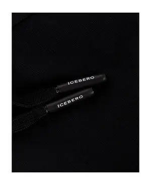 Iceberg Logo Sweatpants With Lace Trim