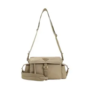 Prada Re Nylon Buckle Shoulder Bag