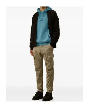 C.P. COMPANY Embroidered Logo Hoodie