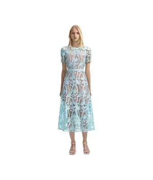 Self-portrait Round Neck Day Dresses