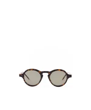 Thom Browne Round Frame Sunglasses - Nude