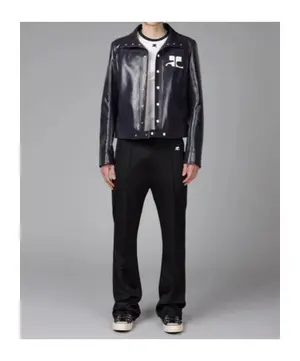 COURREGES Reedition Vinyl Jacket - Black