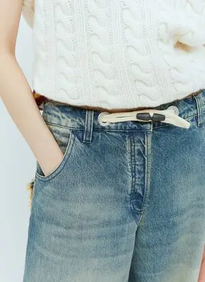 Moncler X Palm Angels Wide Leg Jeans
