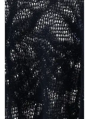 Brunello Cucinelli Openwork Knit T-shirt With Sequins