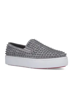 CHRISTIAN LOUBOUTIN Studded Slip-on Sneakers