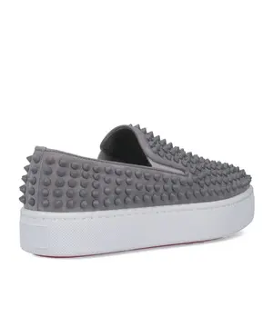 CHRISTIAN LOUBOUTIN Studded Slip-on Sneakers