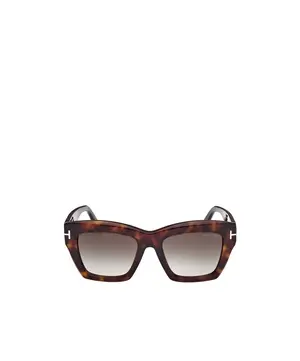 TOM FORD Tom Ford Luna Square Frame Sunglasses Multicolor