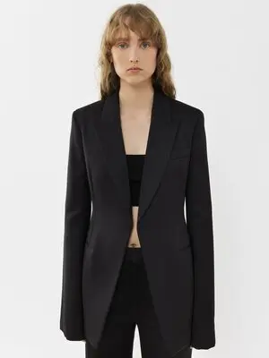 Chloé Single-breasted Tailored Jacket - Black