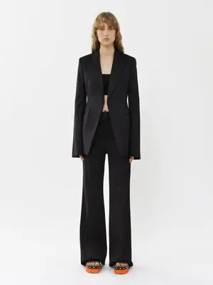 Chloé Single-breasted Tailored Jacket - Black