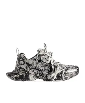 Balenciaga 3xl Lace-up Sneakers - White/black