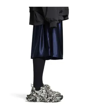 Balenciaga 3xl Lace-up Sneakers - White/black