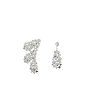 Magda Butrym Embellished Asymmetrical Crystal Earrings