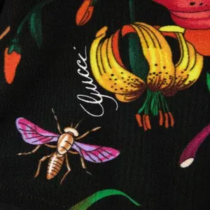 Gucci Flora Print One-piece Swimsuit - Multicolor