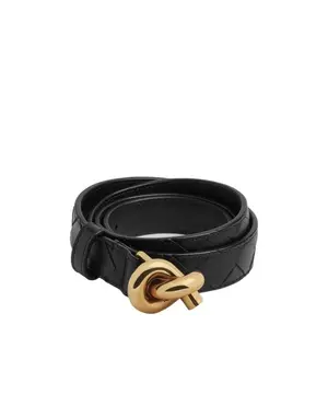 Bottega Veneta Knot Belt - Black