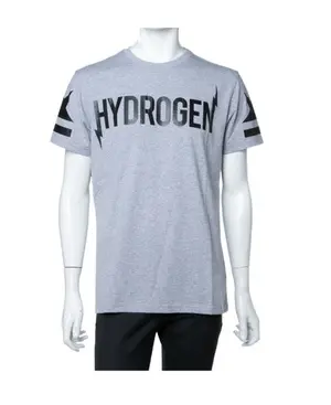 HYDROGEN Logo T-shirt - Blue