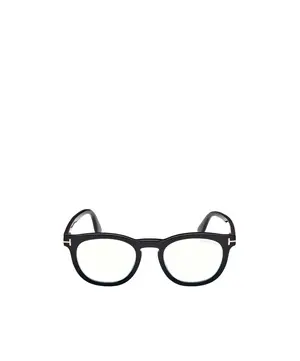 TOM FORD Round Frame Eyeglasses - Black