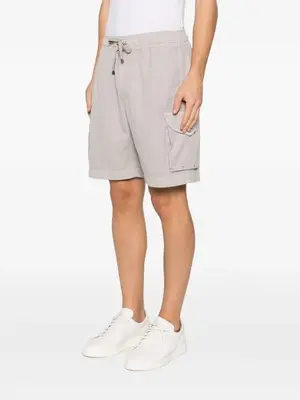 Brunello Cucinelli Cargo Shorts With Drawstring Waist - Light Brown