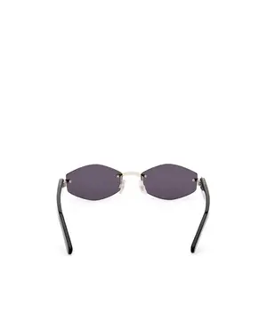 Gcds Metal Frame Geometric Sunglasses