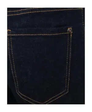 Dsquared2 Logo Tag Straight-leg Jeans - Black