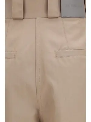 Balenciaga High-waisted Wide-leg Trousers - Nude