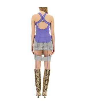 Attico Eyelet Detail Tank Top