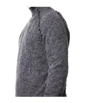 THOM KROM High Neck Knitwear With Outstitching