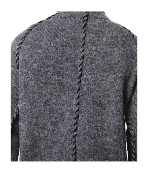 THOM KROM High Neck Knitwear With Outstitching