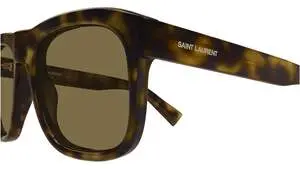 Saint Laurent Square Frame Sunglasses - Black