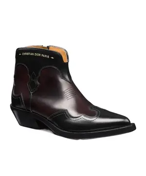 Dior Pointed Toe Zip-up Boots
