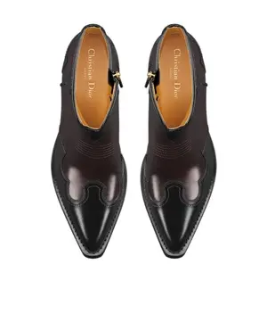Dior Pointed Toe Zip-up Boots