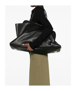 Attico The La Passeggiata Large Tote Bag - Black