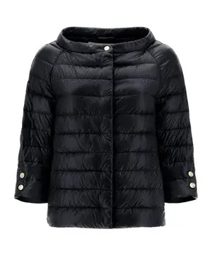 Herno Quilted Down Jacket - Black