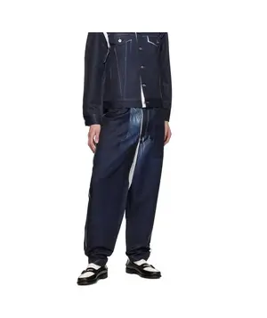 Comme Des Garçons Printed Twill Trousers