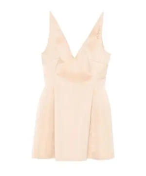 Marni Baby Doll Duchesse Mini Dress - Hellbeige