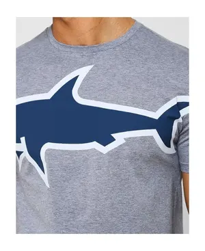 PAUL  SHARK Round-necked Logo T-shirt