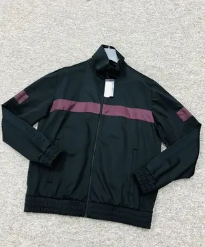 Prada Striped Zip-up Jacket