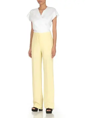 Fabiana Filippi High Waist Straight-leg Trousers - Nude