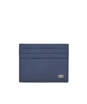 FERRAGAMO Gancini Credit Card Holder - Graphite