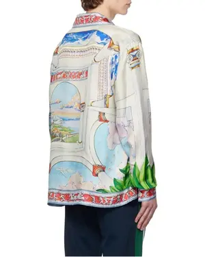 Casablanca Le Passage Satin Shirt