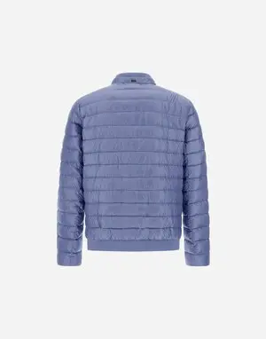 Herno Quilted Zip-front Stand Collar Jacket